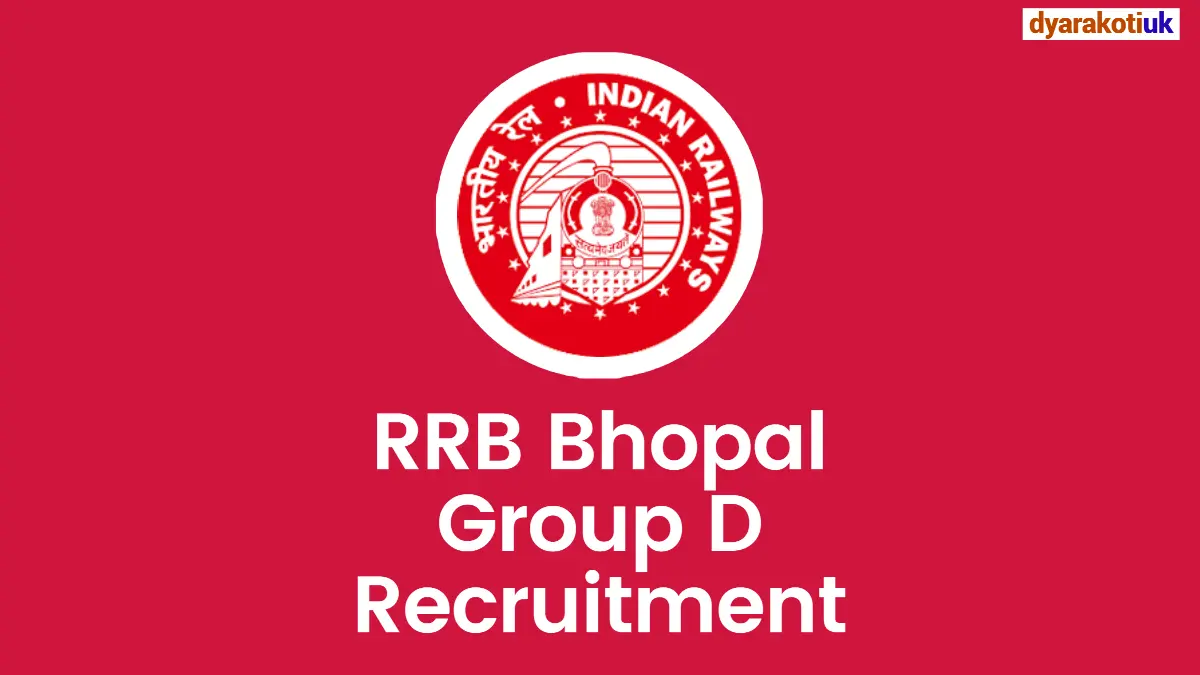 RRB Bhopal West Central Railway 1614 Group D Vacancies