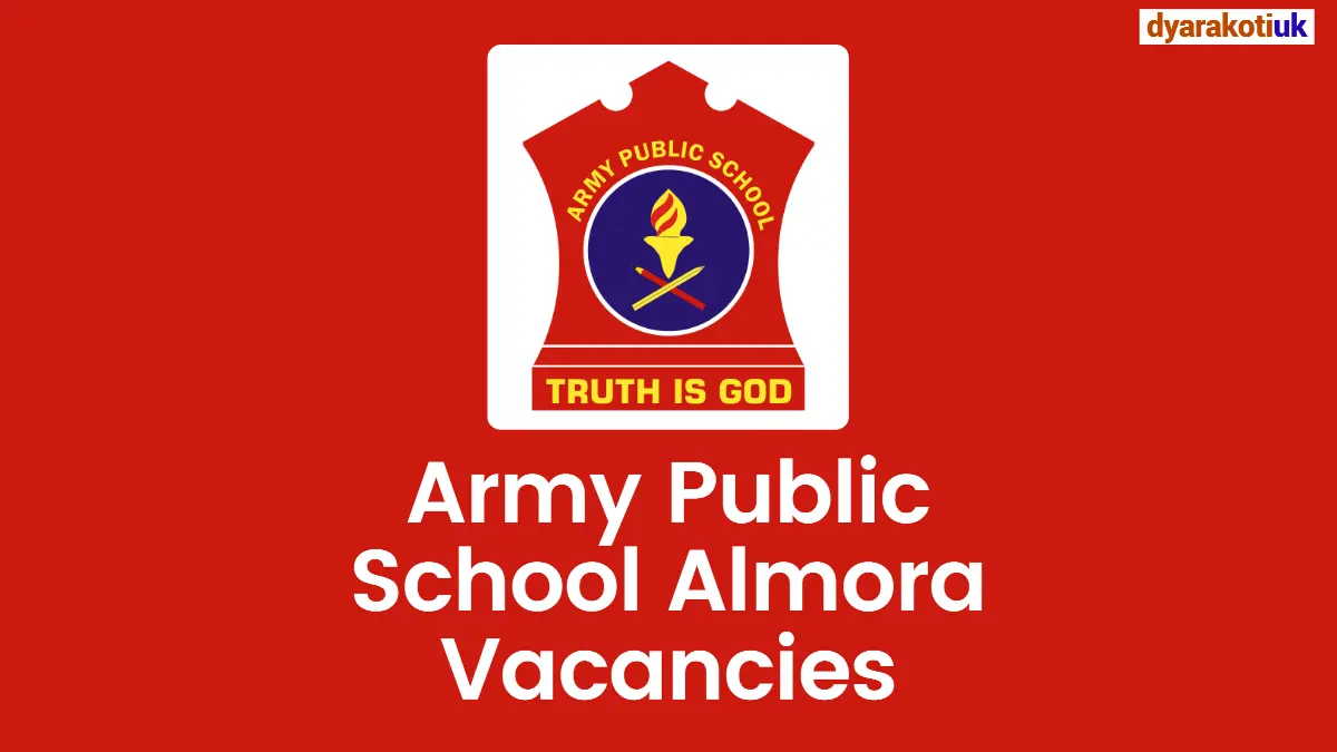 Army Public School Almora Teacher Staff Recruitment