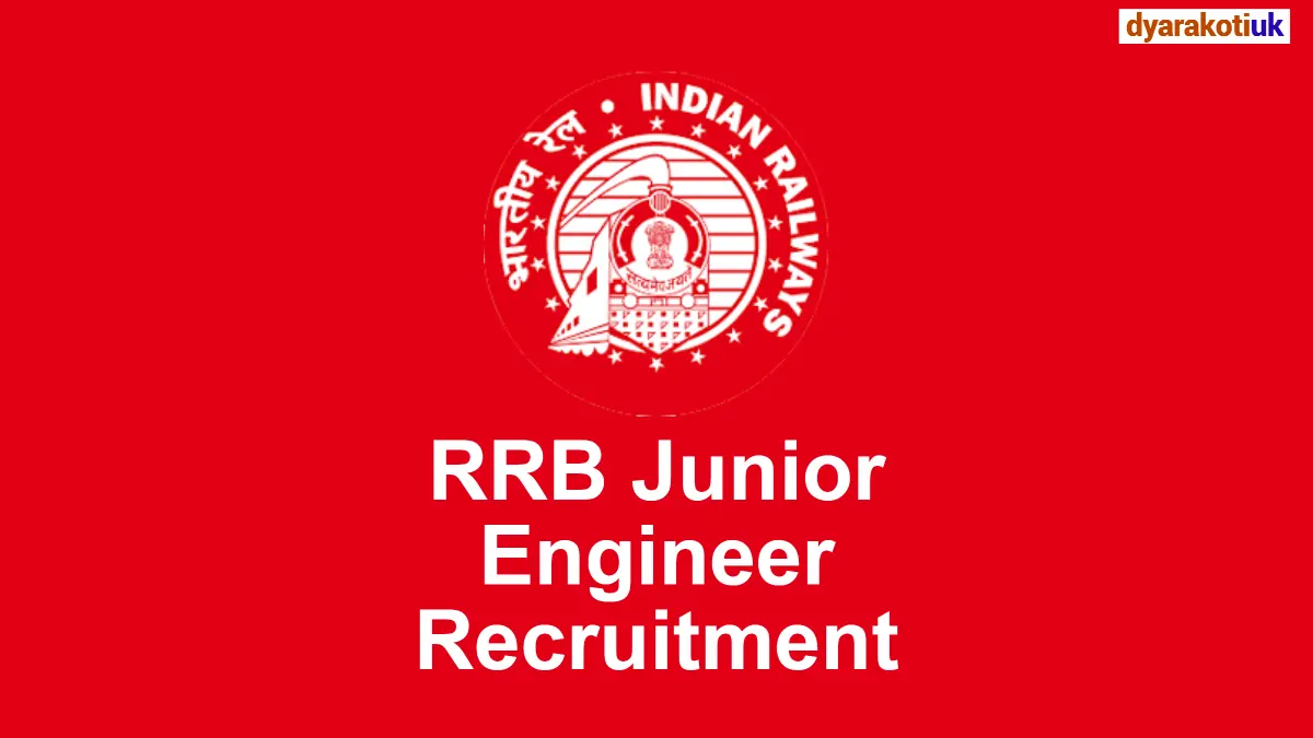 Railway Junior Engineer Recruitment for 2569 Posts
